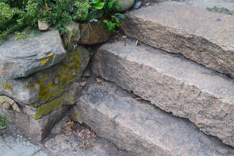 Stone steps 2 stock image. Image of stone, steps, rockwall - 100676861
