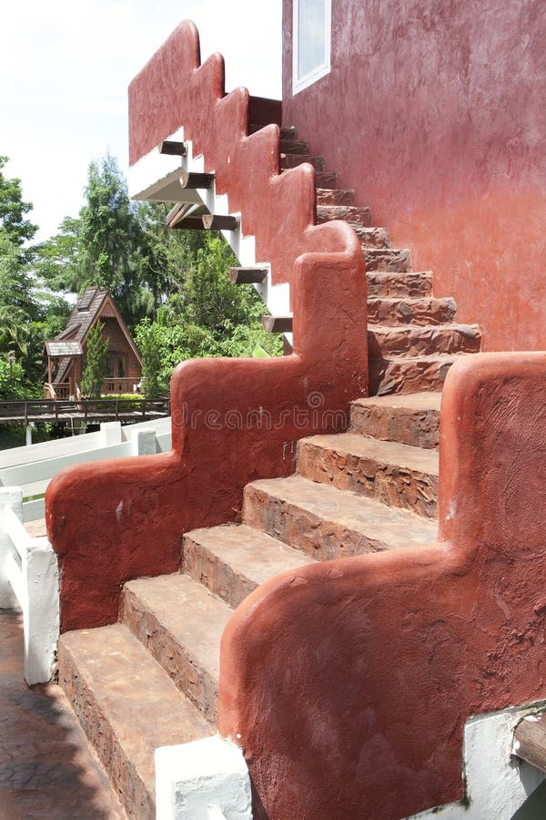 Stone Steps To Rustic House Stock Photo - Image of climb, place: 194181790