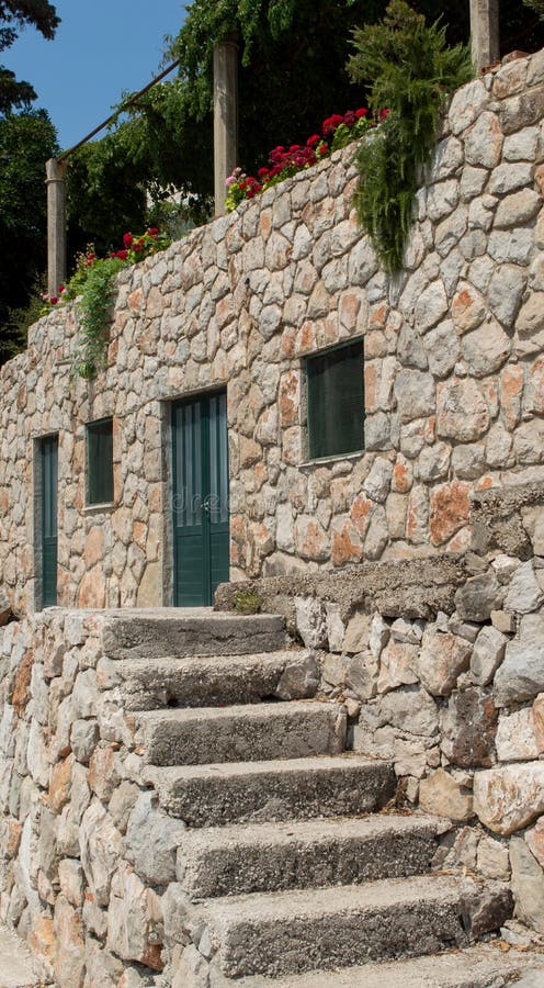 Stone steps stock image. Image of coast, seaside, steps - 59350637