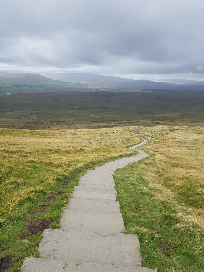 Stone Steps in the Yorkshire Dales Stock Photo - Image of dales, fell ...