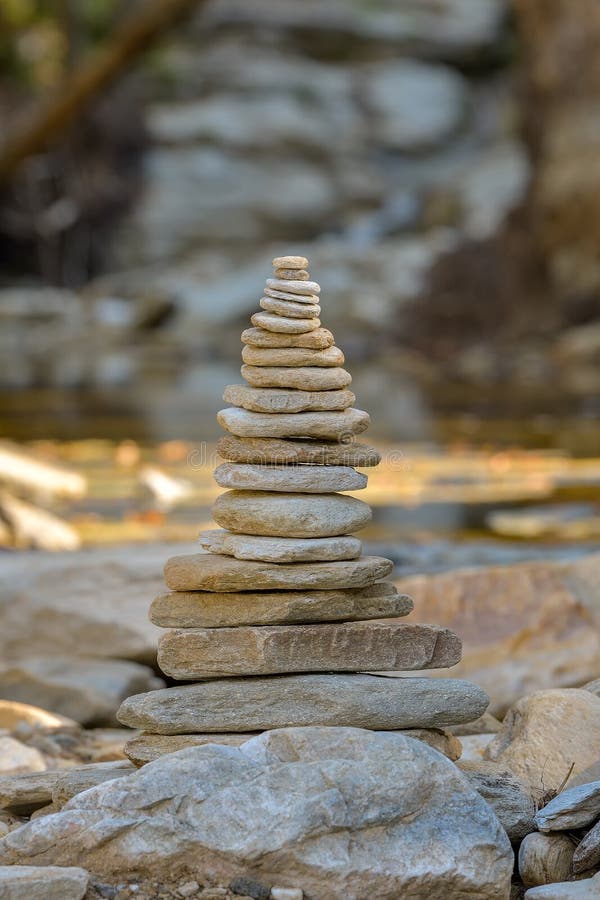 Stone, Stones Placed One Above the Other, Rocks Placed Stock Image ...