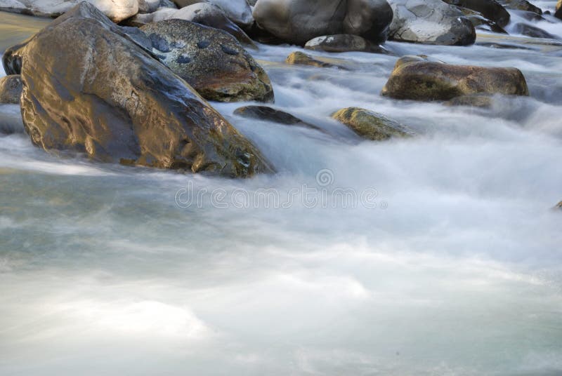 Stone and stream stock photo. Image of fall, rigid, taiwan - 69069406