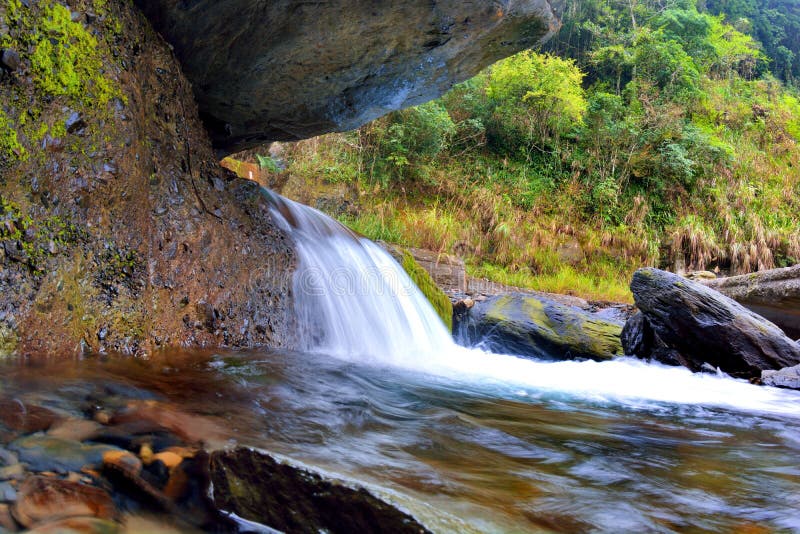 Stone and stream stock image. Image of slow, brook, landscape - 88484009