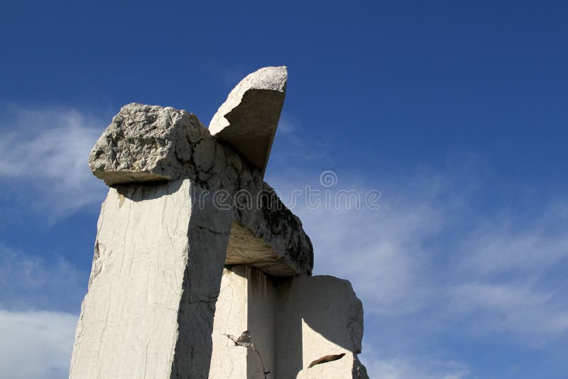 Stone structure stock image. Image of white, exhibition - 29055089