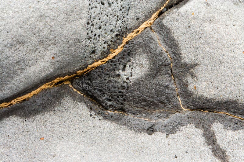 Stone Structure at the Coast Line with Channel of Other Stone Material ...