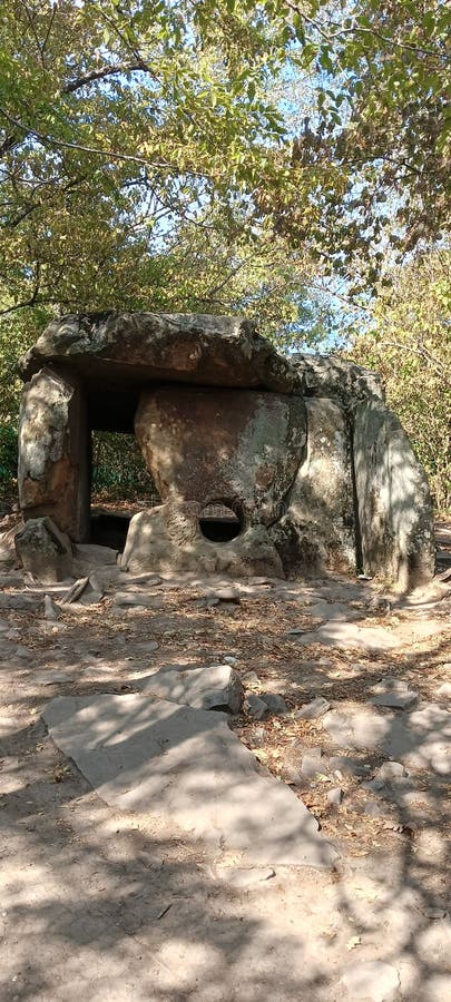Ancient Architectural Structure Dolmen Stock Photo - Image of ...
