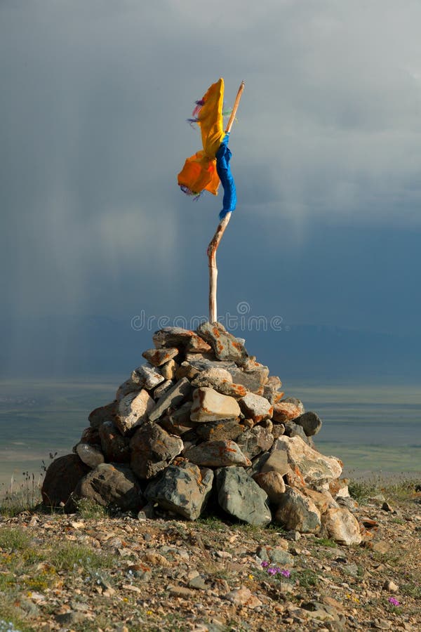 Stone structures Obo stock photo. Image of temple, nature - 51787364