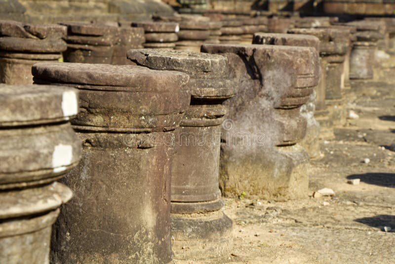 Stone Stumps stock photo. Image of ruins, craftsmanship - 53482348