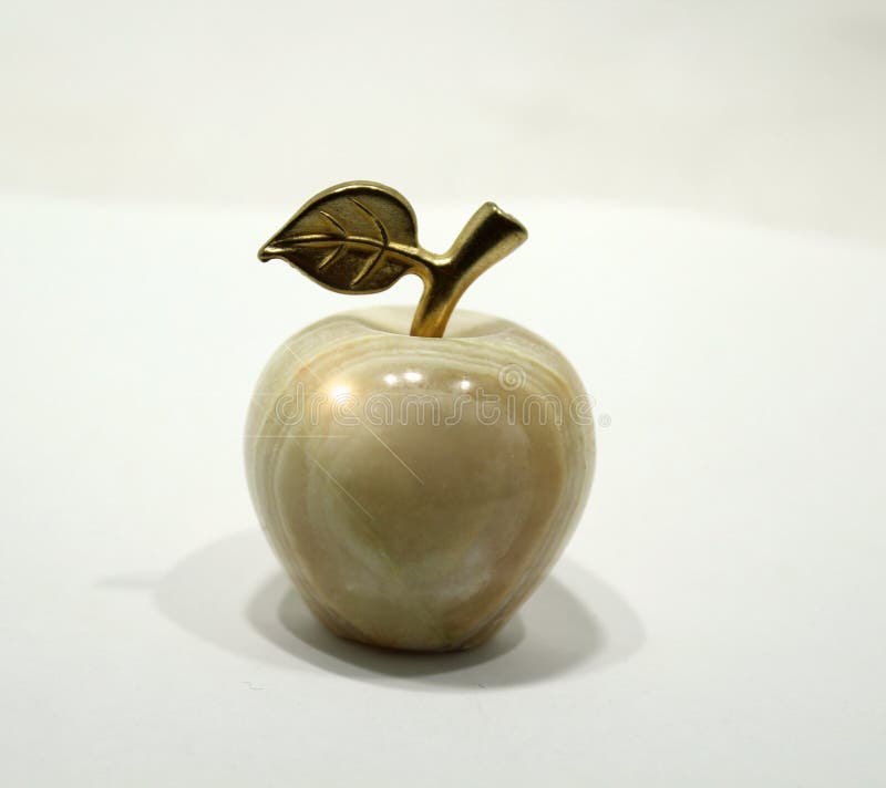 Stone stylized apple. stock photo. Image of garden, design - 86715948