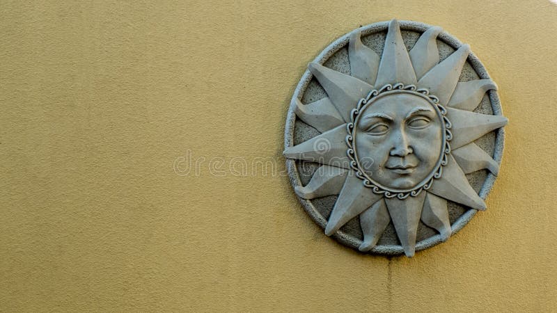 Stone Sun Sculpture stock image. Image of summer, sunshine - 44145865