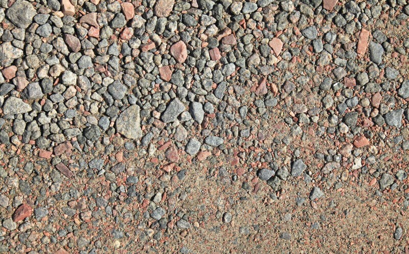 Stone Surface, Background. Detailed Texture of the Road that Strewn ...