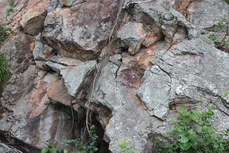 Stone Surface Cliff Background Stock Photo - Image of hard, limestone ...