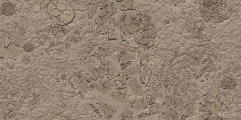 Stone Surface Texture Seamless. 3d Nature Illustration Brown Grey ...