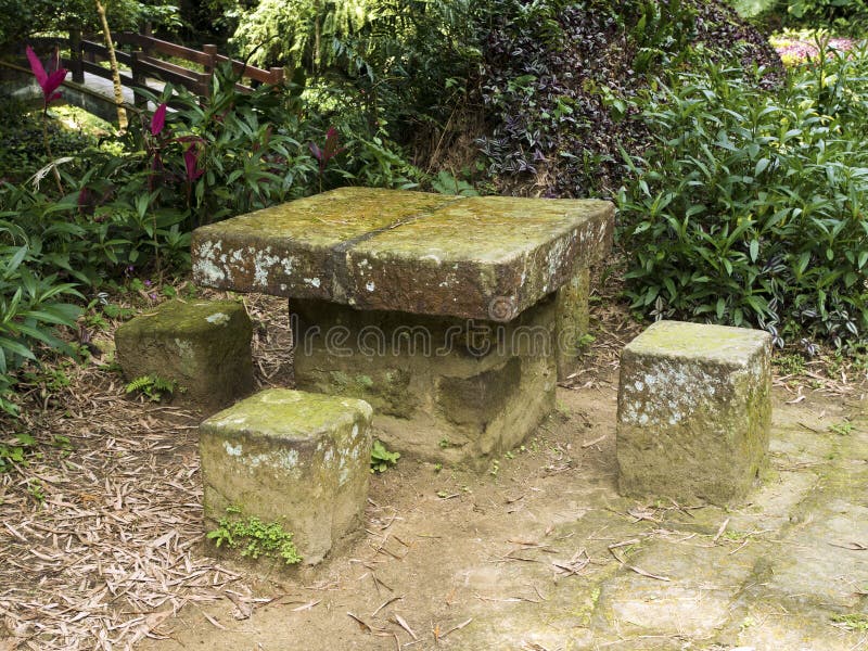 Stone Table Seating Benches Park Stock Photos - Free & Royalty-Free ...