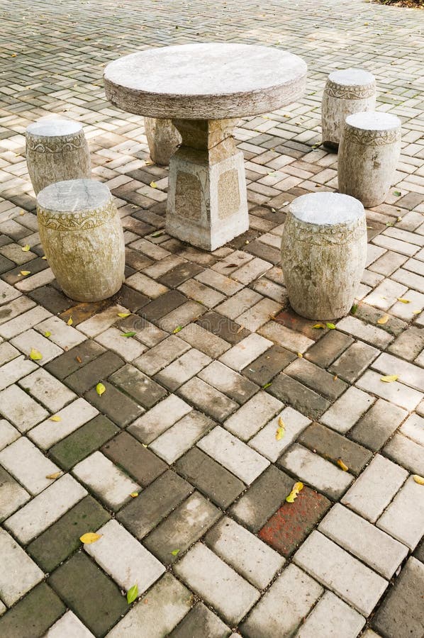 Stone table stock image. Image of path, play, outdoor - 31163787