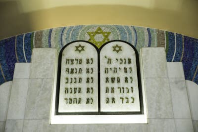 The Ten Commandments in Hebrew Editorial Photography - Image of bible ...