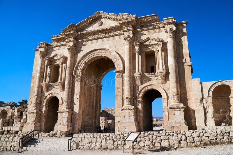 Stone Temple Ruin with a Blue Sky Stock Image - Image of religion ...