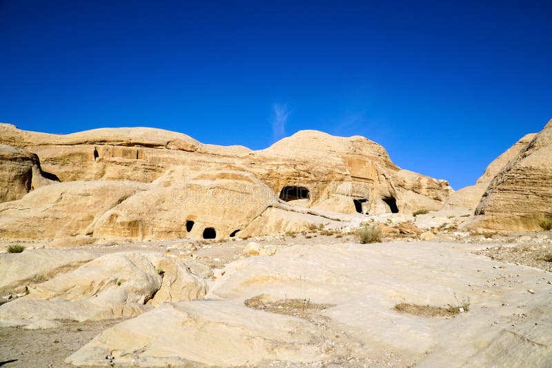Stone Temple Ruin with a Blue Sky Stock Image - Image of landscape ...
