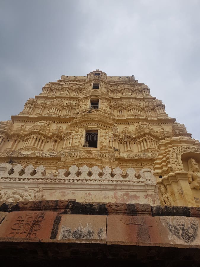 Stone Temple and Sculpture Design Stock Image - Image of stone ...