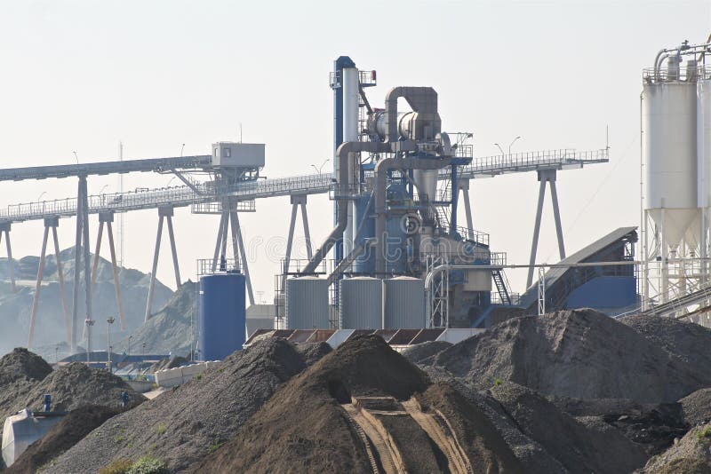 Stone terminal stock photo. Image of industry, mining - 24071826