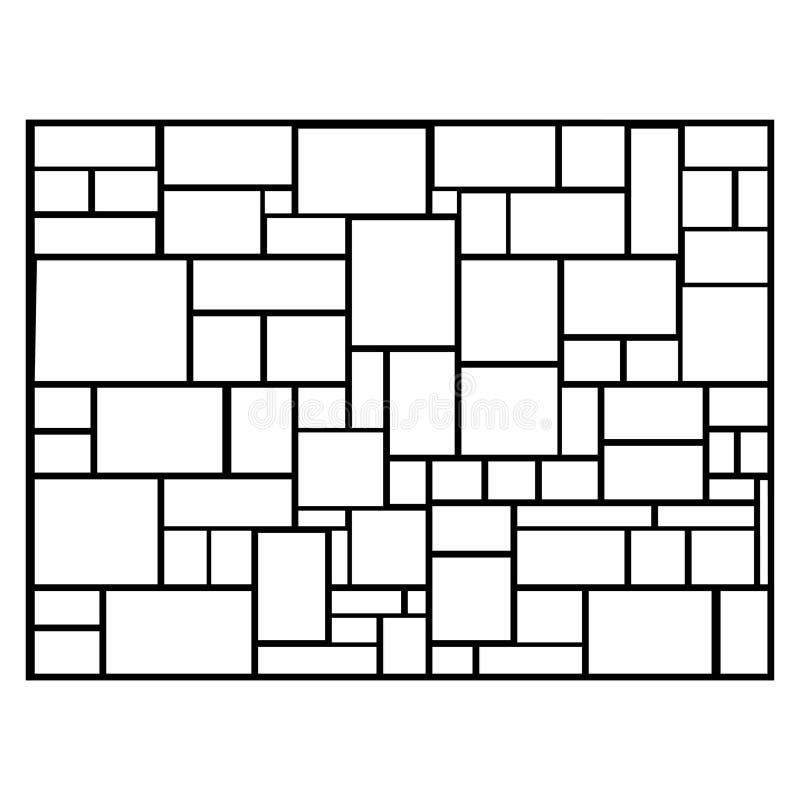 Simple and Complex Stone and Brick Texture. Architectural Details Stock ...