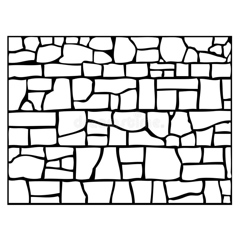 Simple and Complex Stone and Brick Texture. Architectural Details Stock ...
