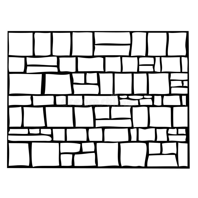 Simple and Complex Stone and Brick Texture. Architectural Details Stock ...
