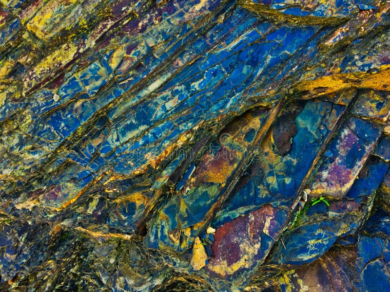Stone Texture of Amazing Color Stock Image - Image of textured, blue ...