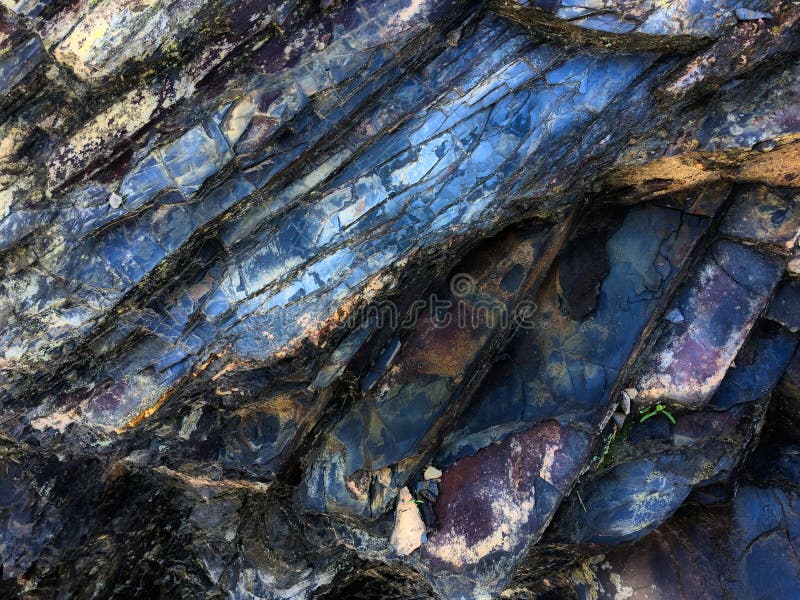 Stone Texture of Amazing Color, Rocky Layers Stock Photo - Image of ...