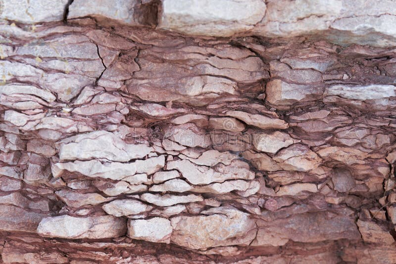 Stone Texture and Background. Sedimentary Rocks. Natural Corrugated ...