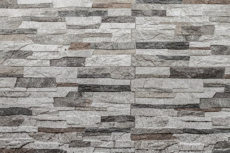 Stone Texture Background, Pattern of Decorative Slate Stone Wall ...