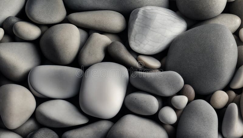 Stone Texture. Big Smooth Rocks Stock Illustration - Illustration of ...