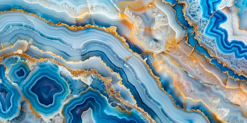 Stone Texture of Blue Agate or Marble Stock Image - Image of wallpaper ...