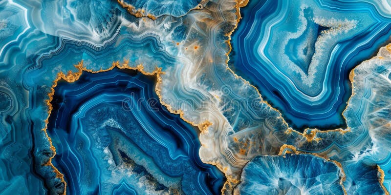 Stone Texture of Blue Agate or Marble Stock Image - Image of wall, dark ...