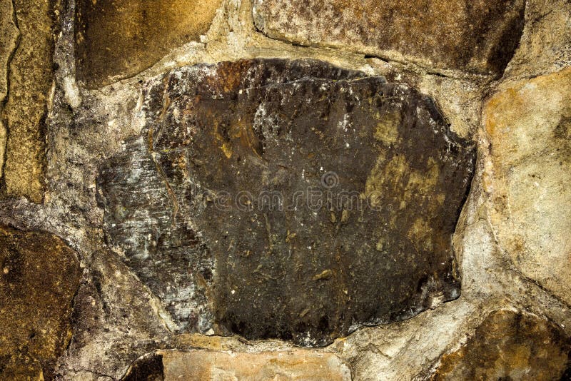 Stone Texture Close-up of Copy Space. Pebbles and Sandstone As a Stock ...