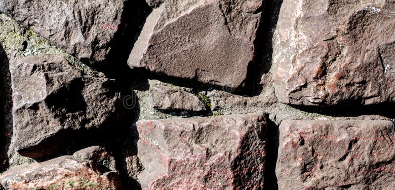 Stone Texture Close Up, Stone Wall and Brick Wall Stock Image - Image ...