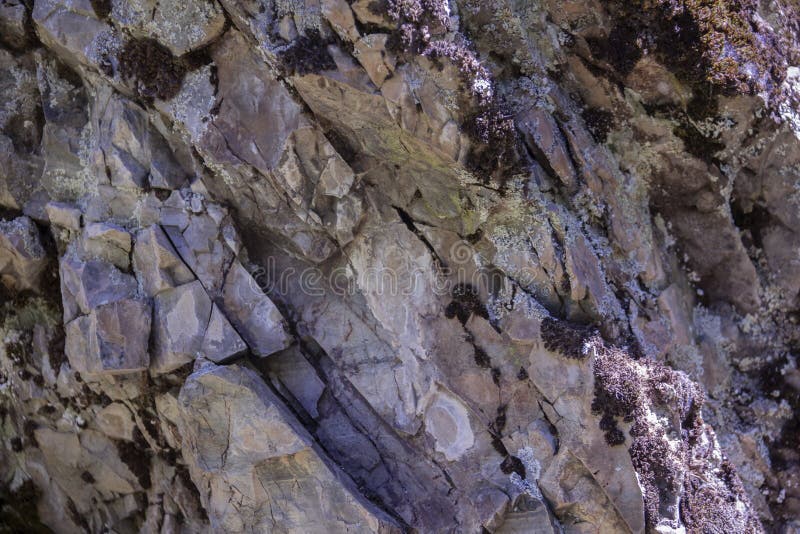 Stone Texture. Closeup of the Rough Texture of a Big Rock. Surface of ...