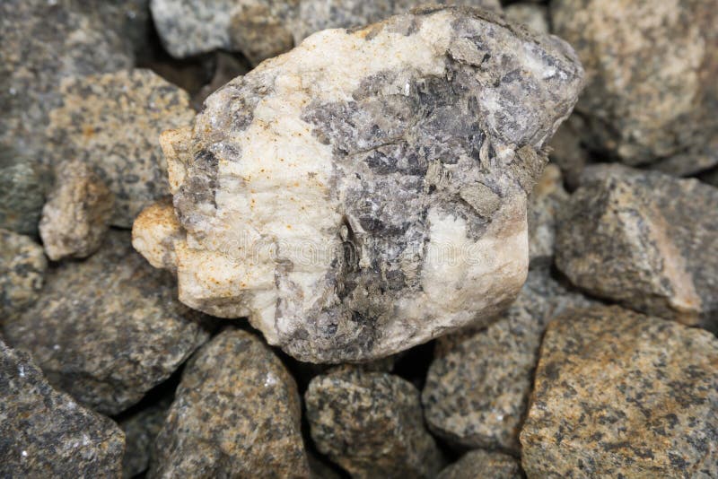 Stone Texture, Crushed Stone, Ballast Stock Photo - Image of extraction ...