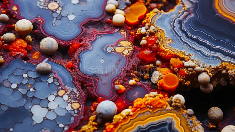 Stone Texture, Cut Agate Idea for Background or Banner Design, Color ...