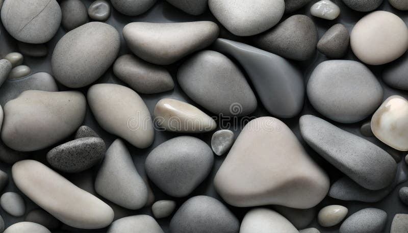 Stone Texture. Large Pebbles Stock Illustration - Illustration of ...