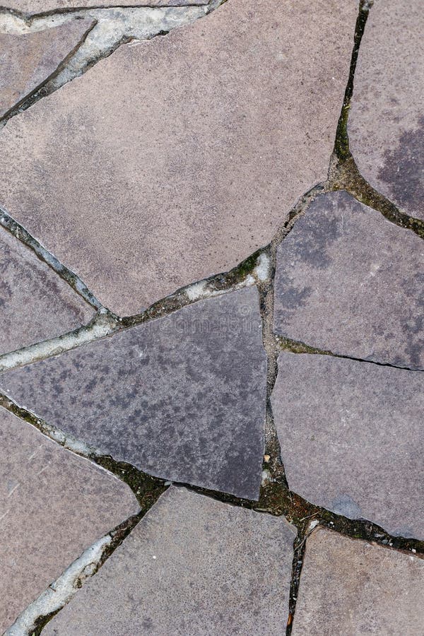 Stone Texture on the Path in the Park Stock Image - Image of pattern ...
