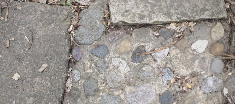 Stone Texture from a Pathway Stock Photo - Image of rough, texture ...