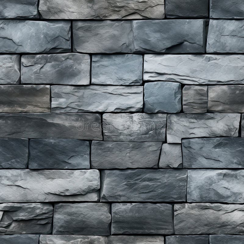 Stone Texture Seamless Pattern. Stock Illustration - Illustration of ...