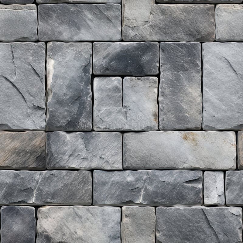 Stone Texture Seamless Pattern. Stock Illustration - Illustration of ...