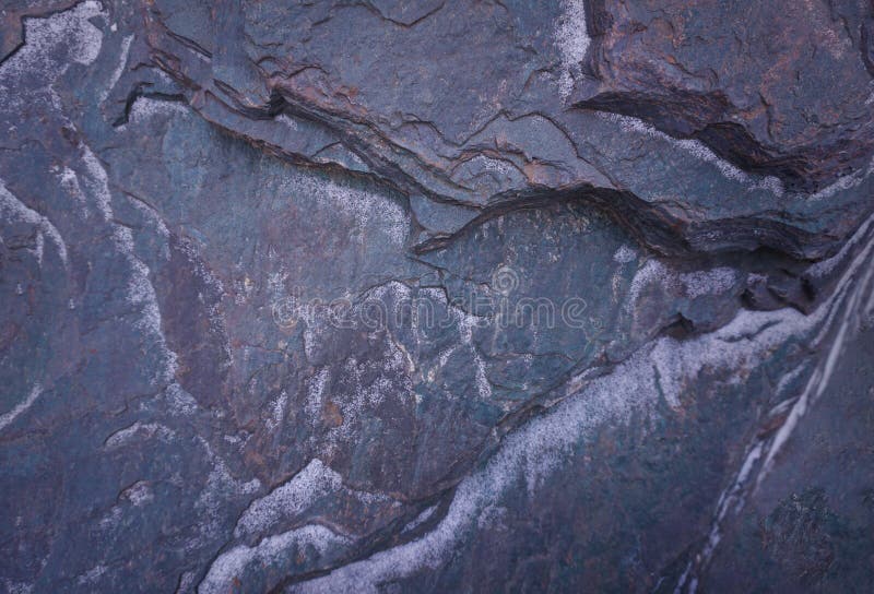 Stone texture in snow stock image. Image of cobble, antique - 165227203