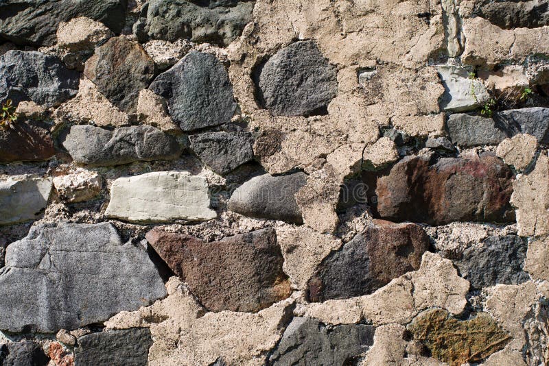 Stone Texture of a Wall, Texture Background. Stock Photo - Image of ...