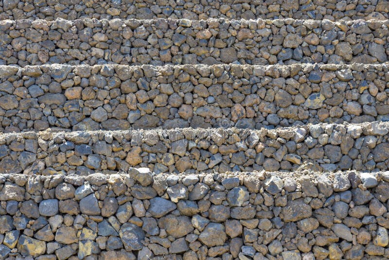 The Stone Texture of the Wall or Track Stock Image - Image of ...