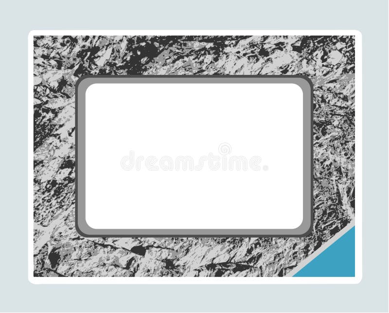 Stone textured frame stock vector. Illustration of corner - 11545698
