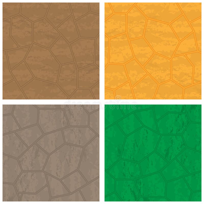 Stone textures set stock vector. Illustration of pattern - 73655973