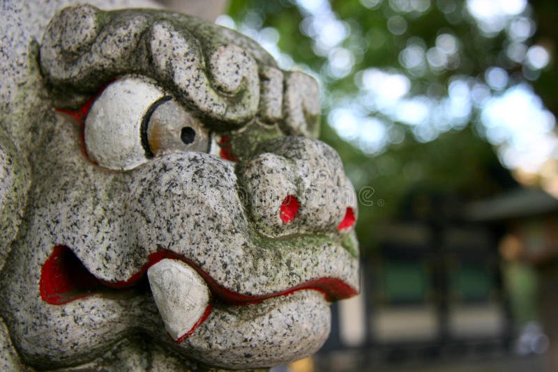 Stone tiger head stock photo. Image of oriental, traveller - 370836